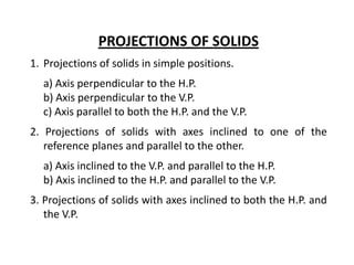 Projection of solid1 | PPTX