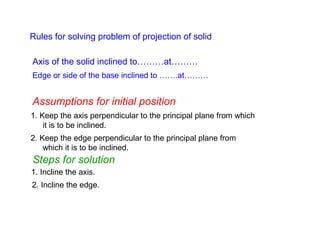 Projection of solids | PPT