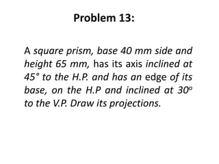 Projection of solids3 | PPTX