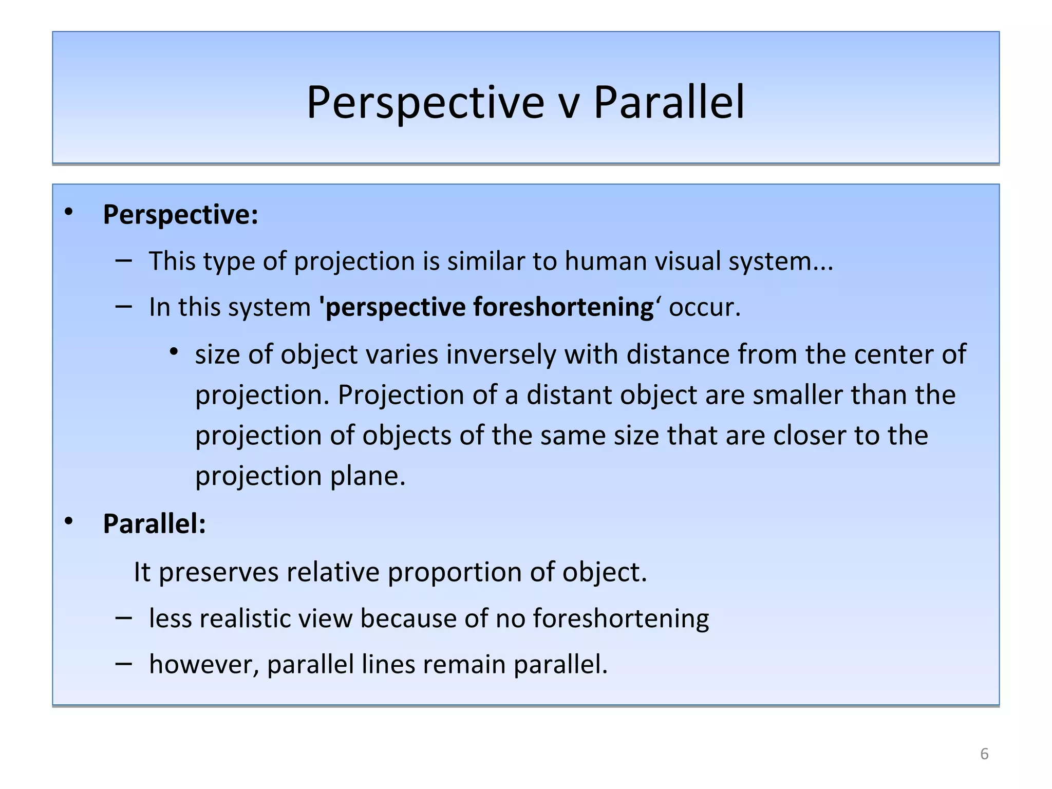 Projection ppt | PPT