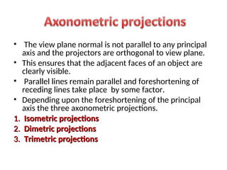 Types of Projections in ENGINEERING GRAPHICS | PPT