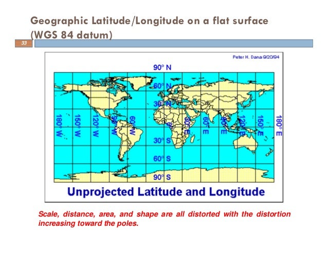 Projections and coordinate system Projections and coordinate system