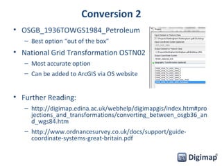 Mapping Projections and Data conversions | PPT