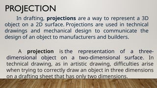 PROJECTIONS USED IN TECHNICAL DRAFTING.pptx