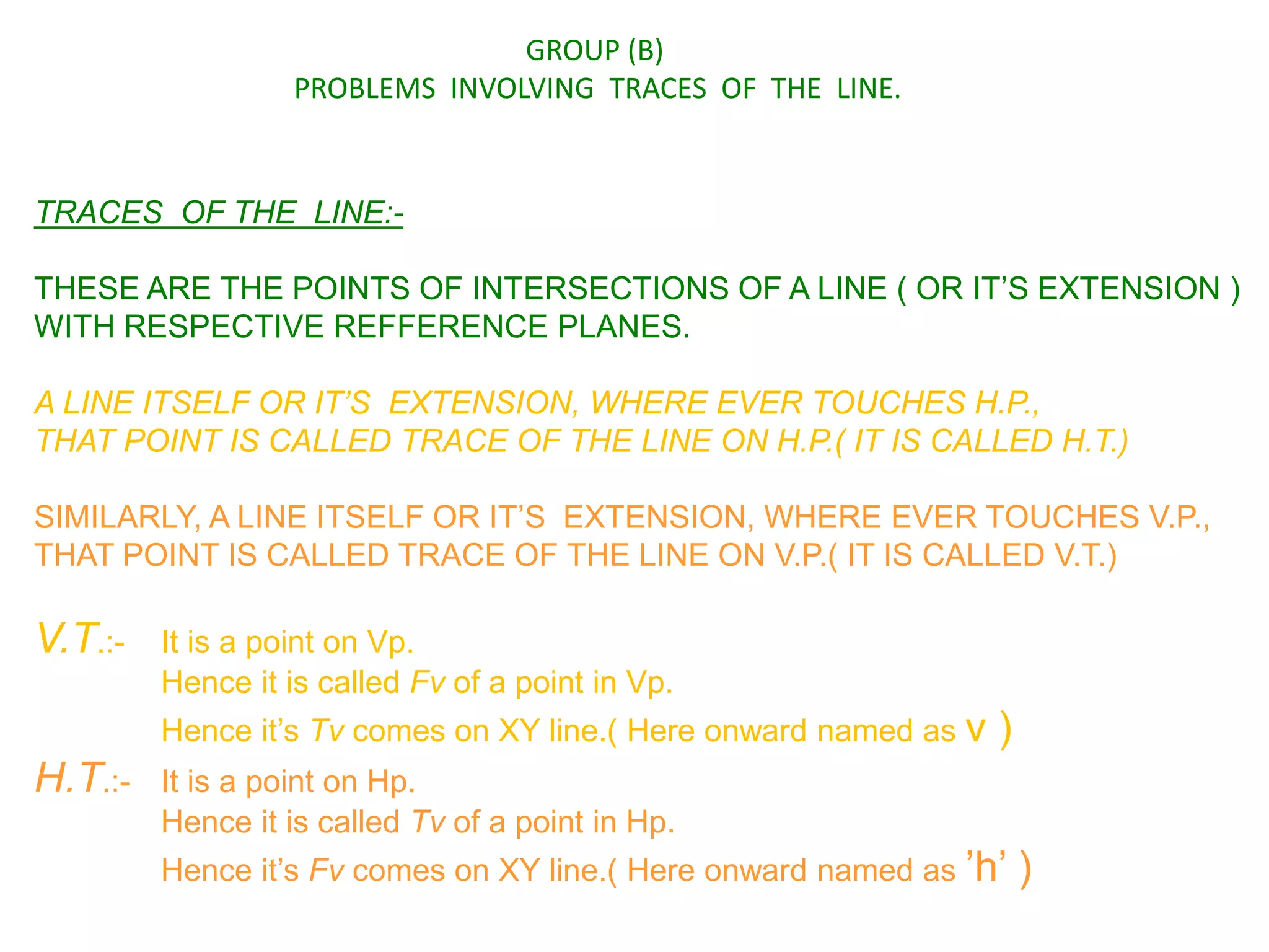 Projections of lines modified.ppt