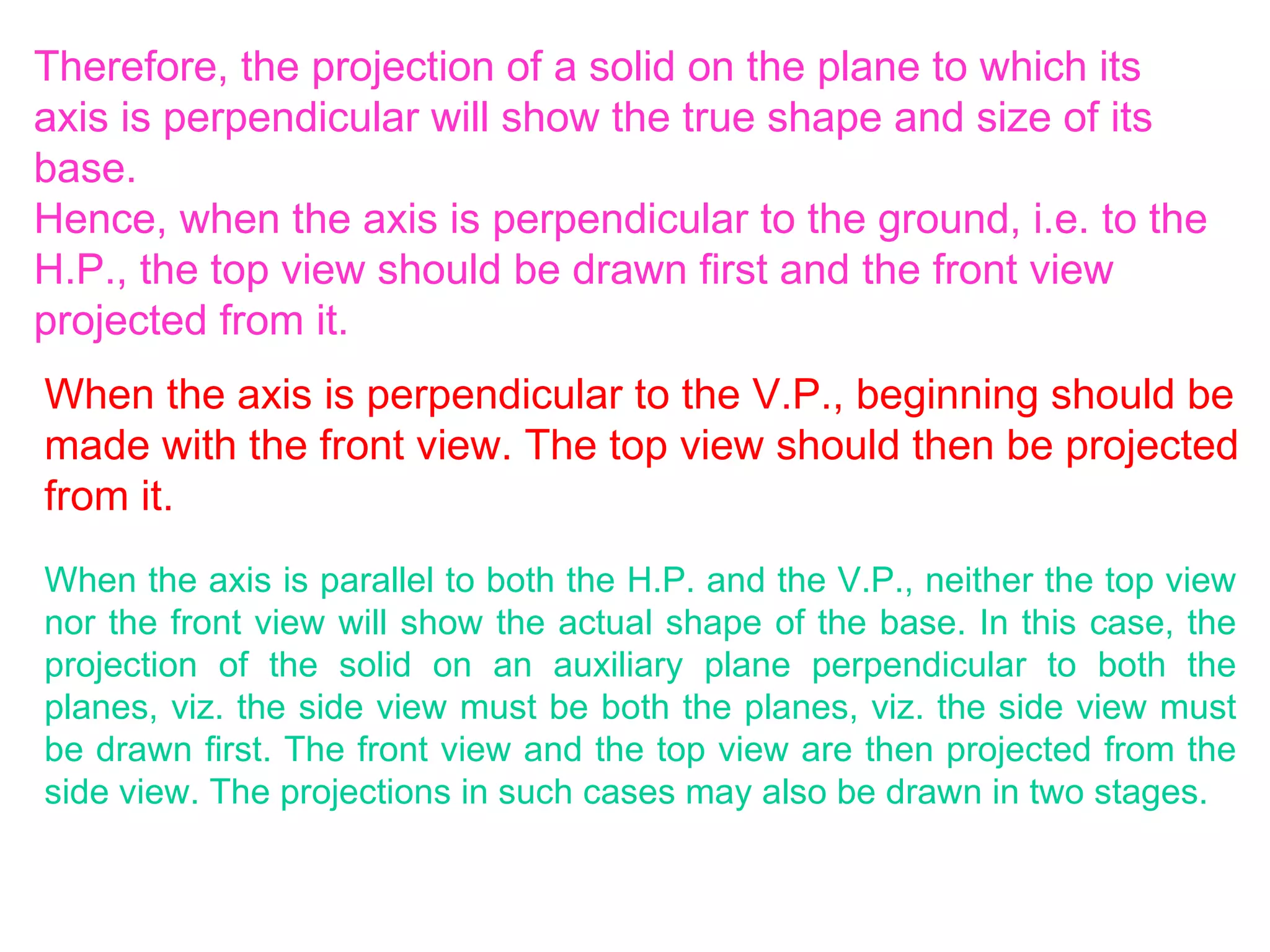 Projections of solids | PPT