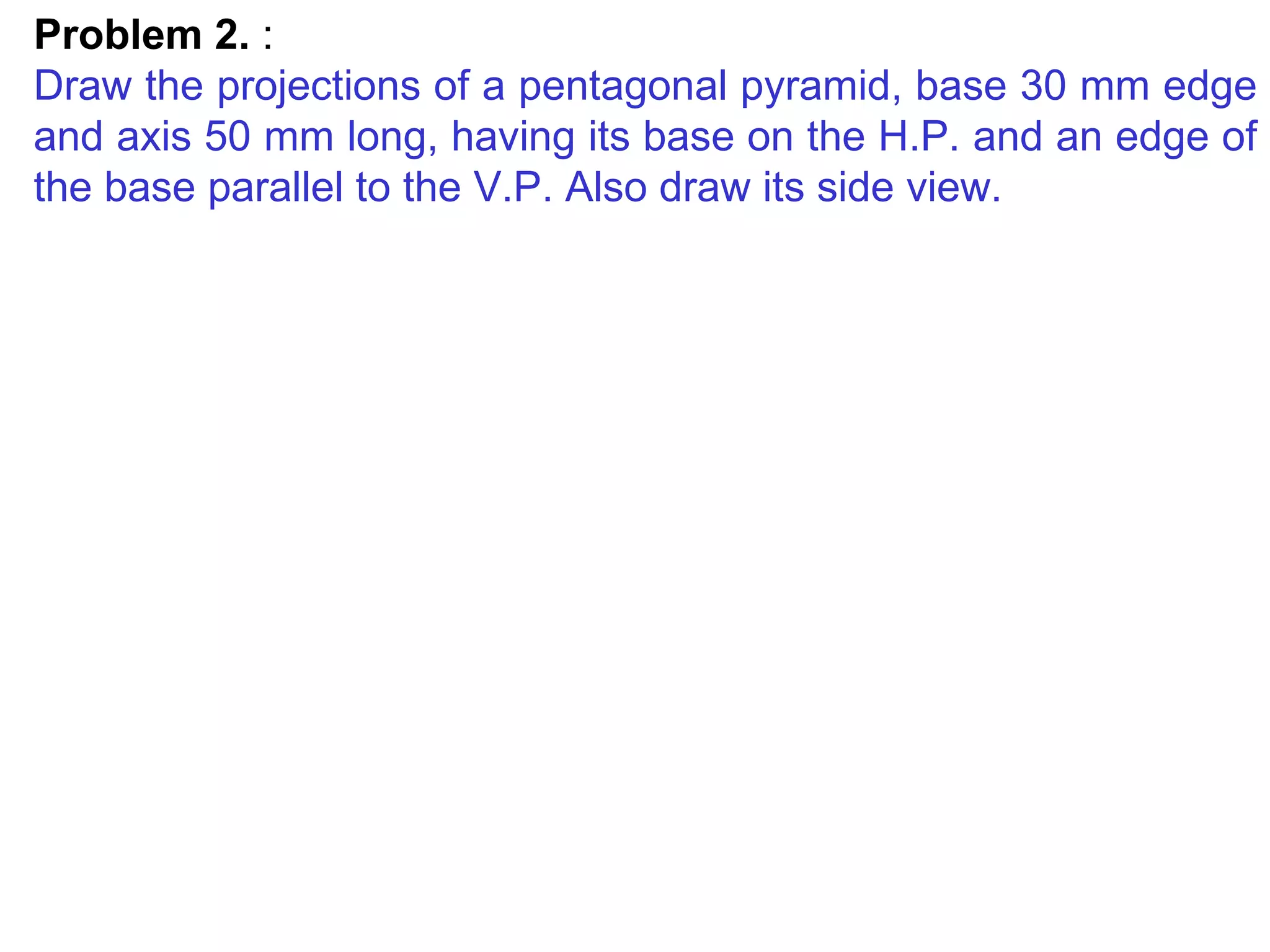Projections of solids | PPT