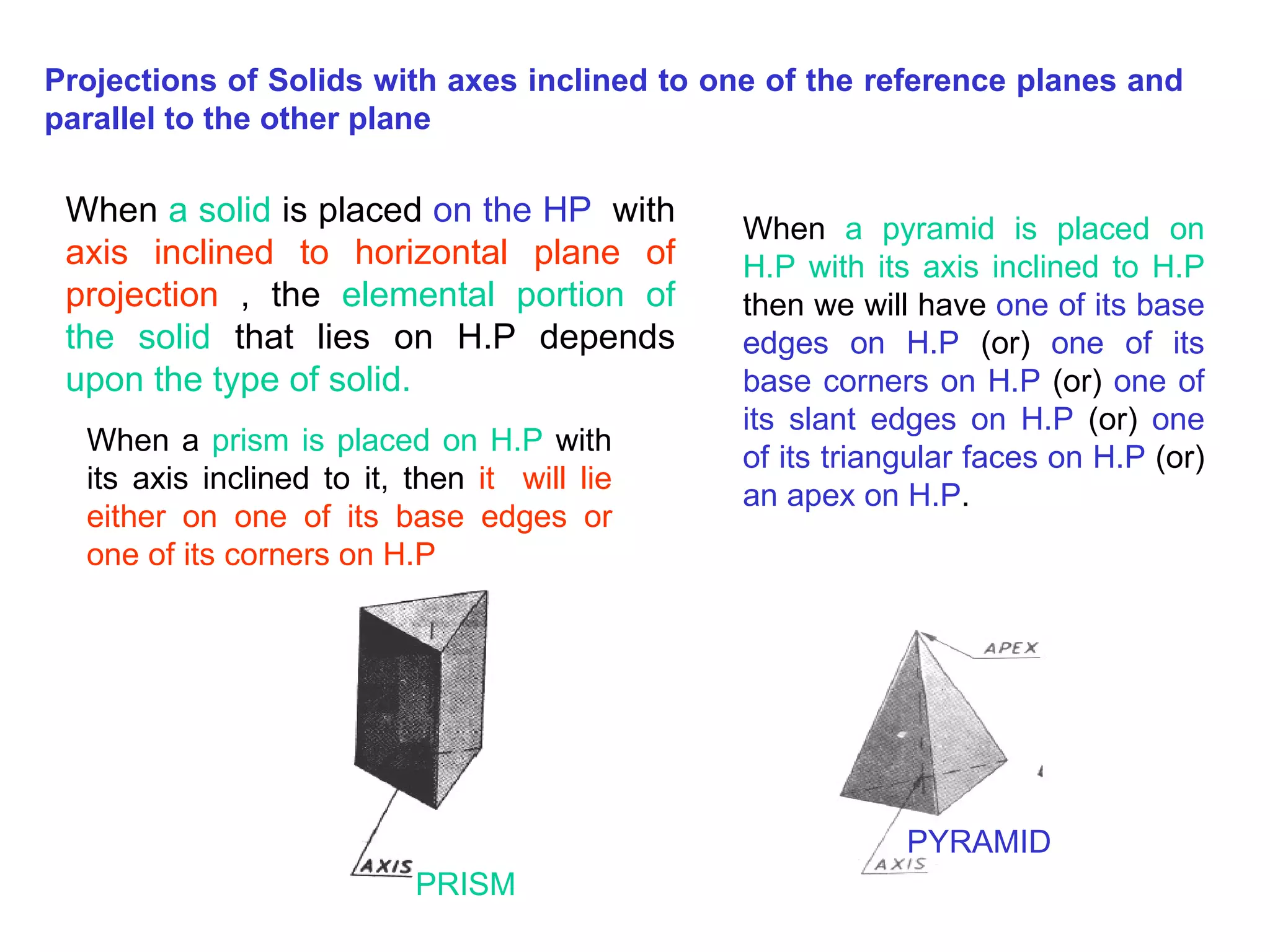 Projections of solids | PPT