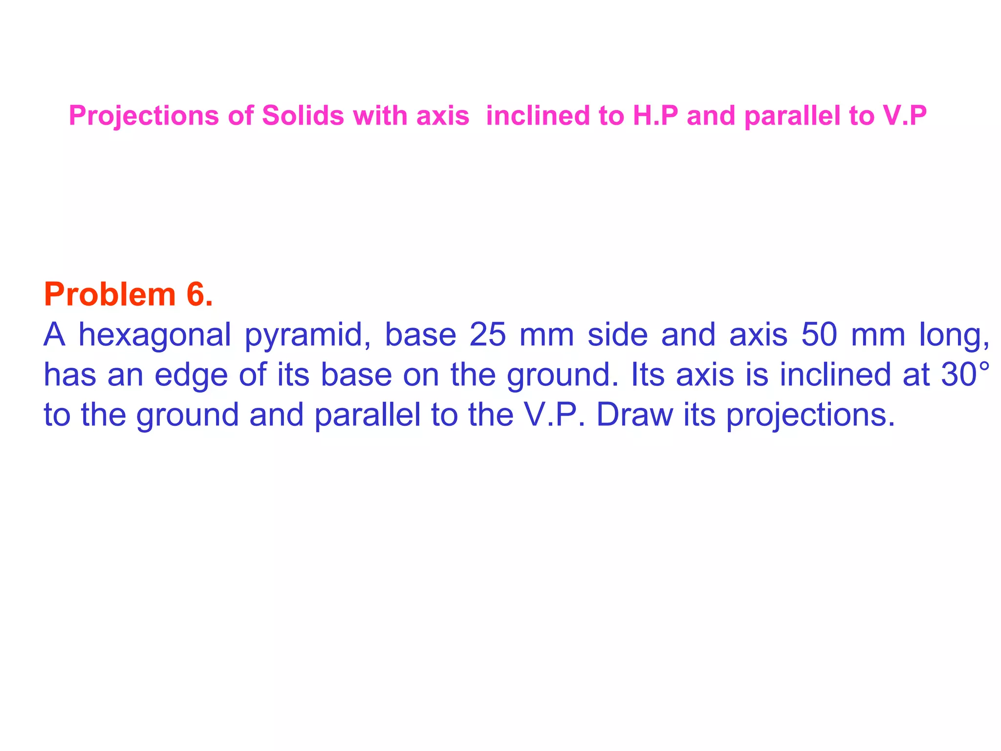 Projections of solids | PPT
