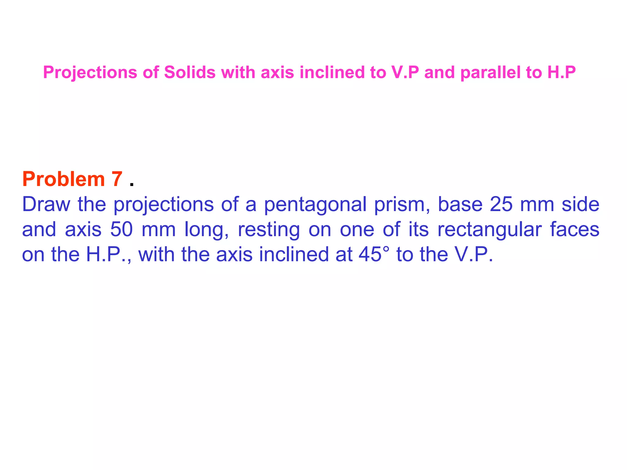 Projections of solids | PPT