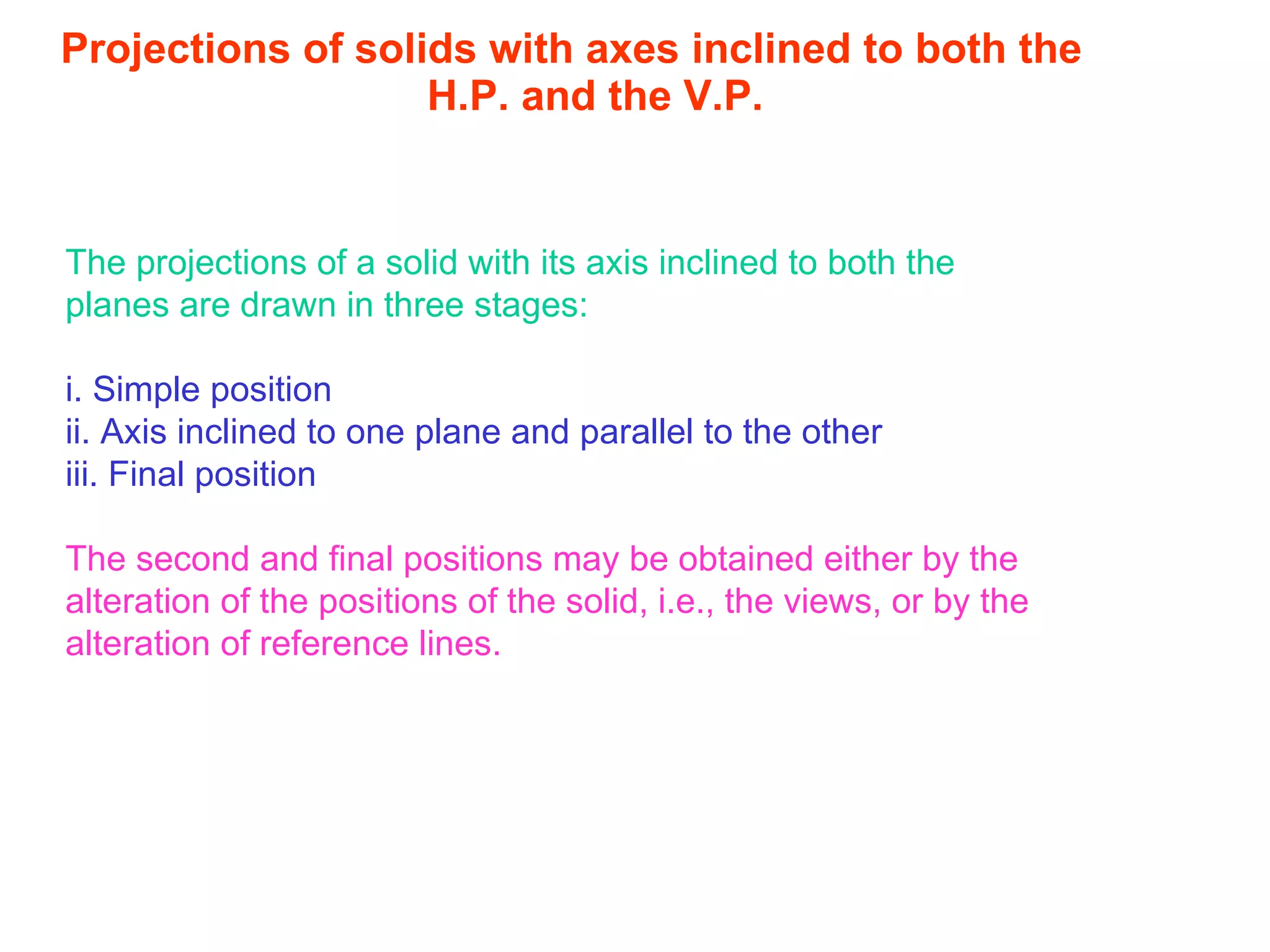 Projections of solids | PPT