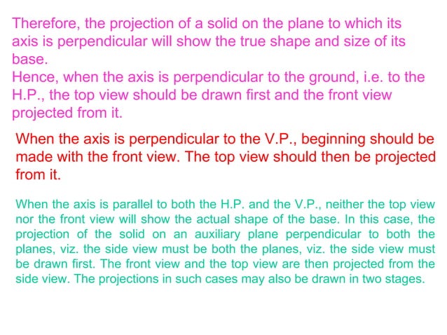 Projections of solids | PPT