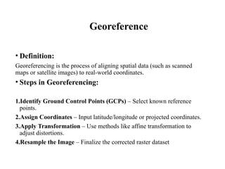 PROJECTION SYSTEM & GEOREFERNCING_Geospatial Mission.pptx