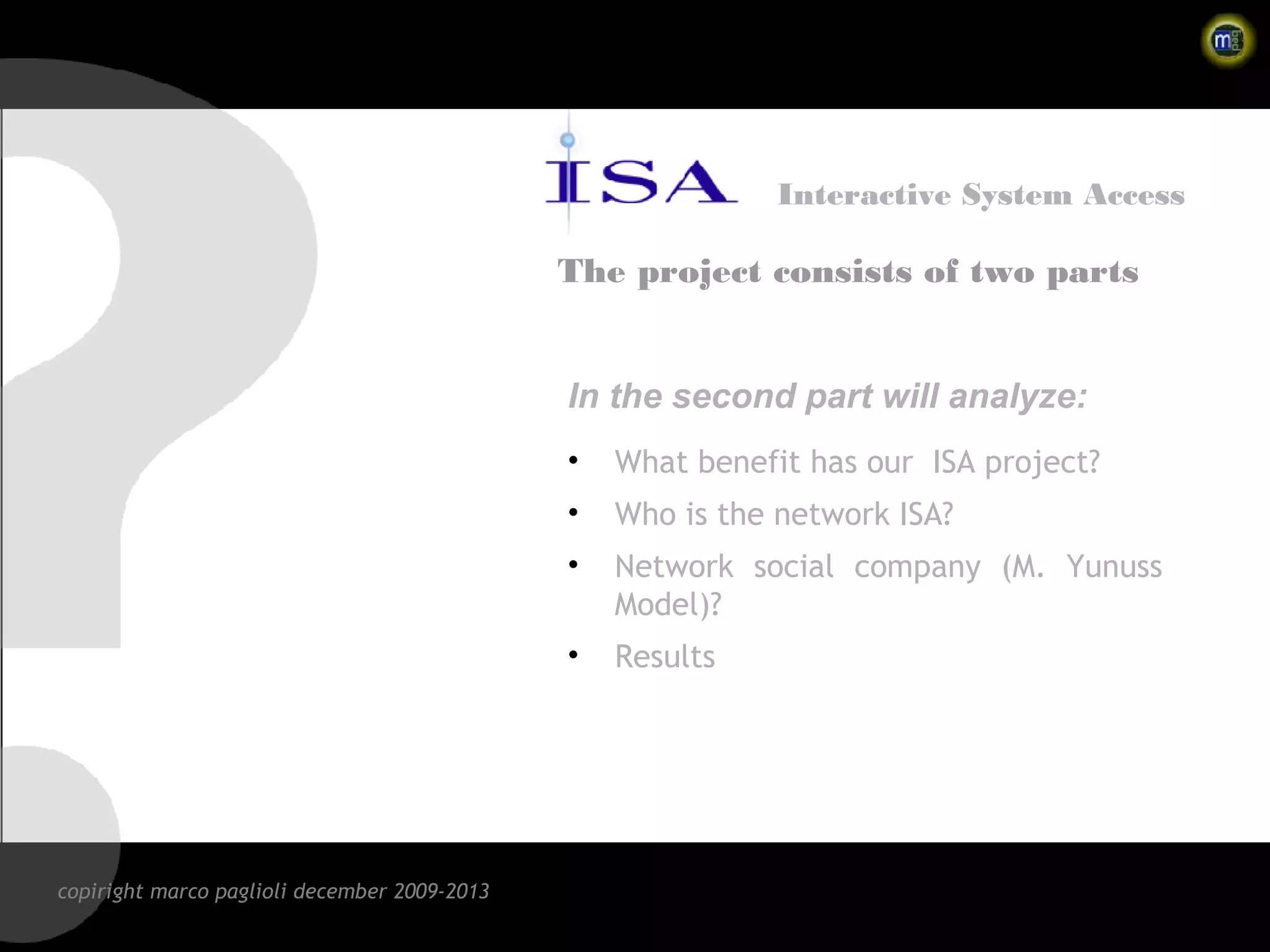 ISA Interactive System Access part2.0 | PDF