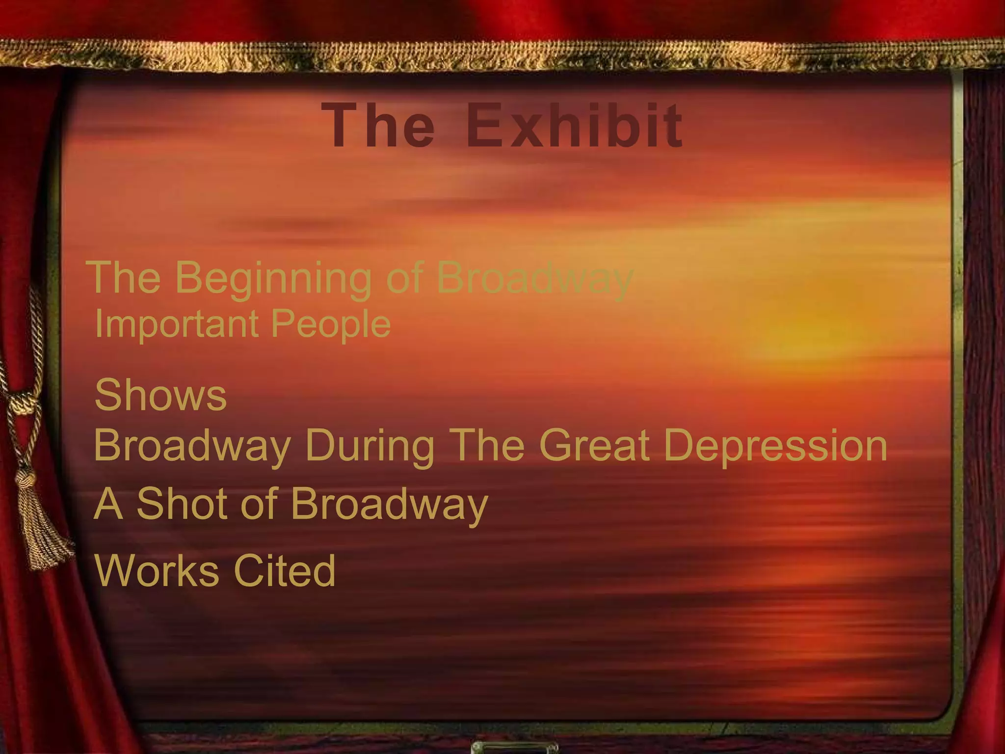 The Golden Age of Broadway | PPT