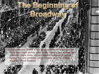 The Golden Age of Broadway | PPT