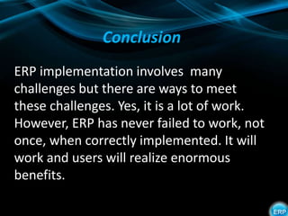 ERP Implementation from feasibility Report : An Information System ...