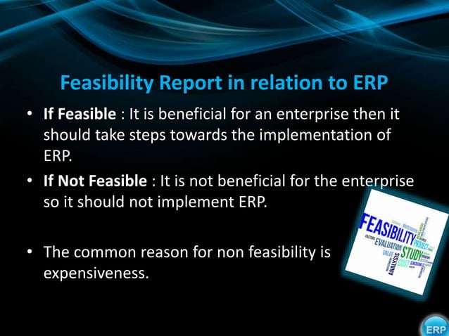 ERP Implementation from feasibility Report : An Information System ...