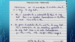 Projective Module 1 for chemical science | PPTX