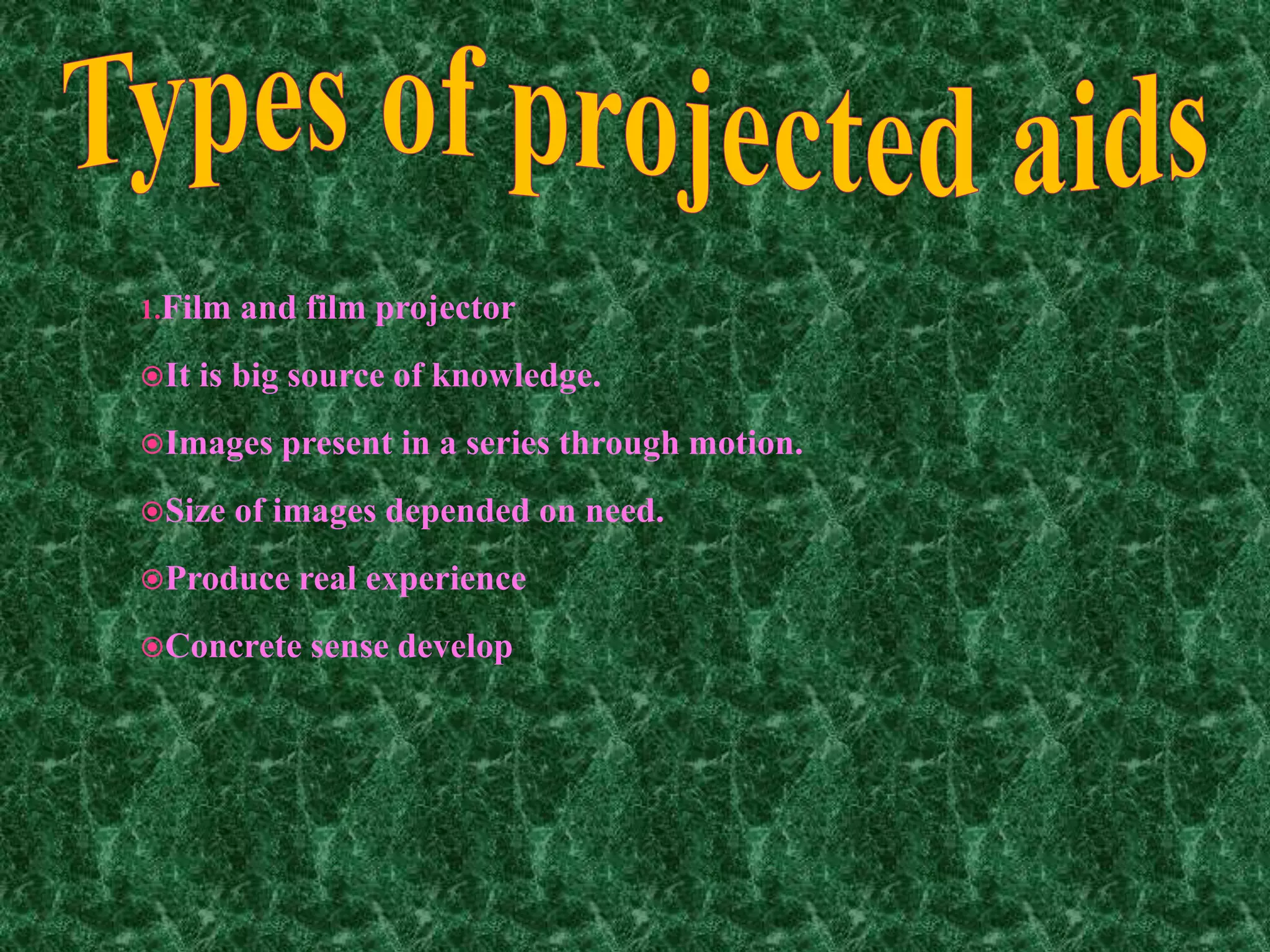 Projected & non Projected aids | PPTX