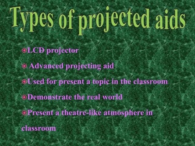 Projected & non Projected aids | PPTX | Cameras and Camcorders ...