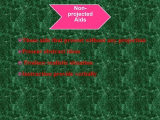 Projected & non Projected aids | PPTX