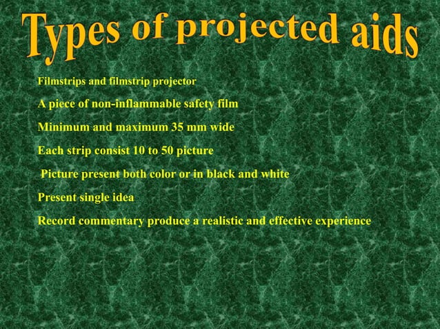 Projected & non Projected aids | PPTX | Cameras and Camcorders ...