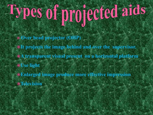 Projected & non Projected aids | PPTX | Cameras and Camcorders ...