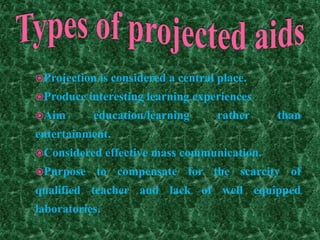 Projected & non Projected aids | PPTX