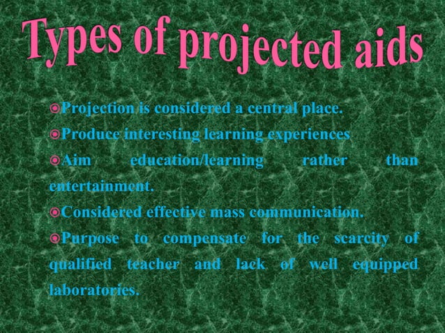 Projected & non Projected aids | PPTX | Cameras and Camcorders ...