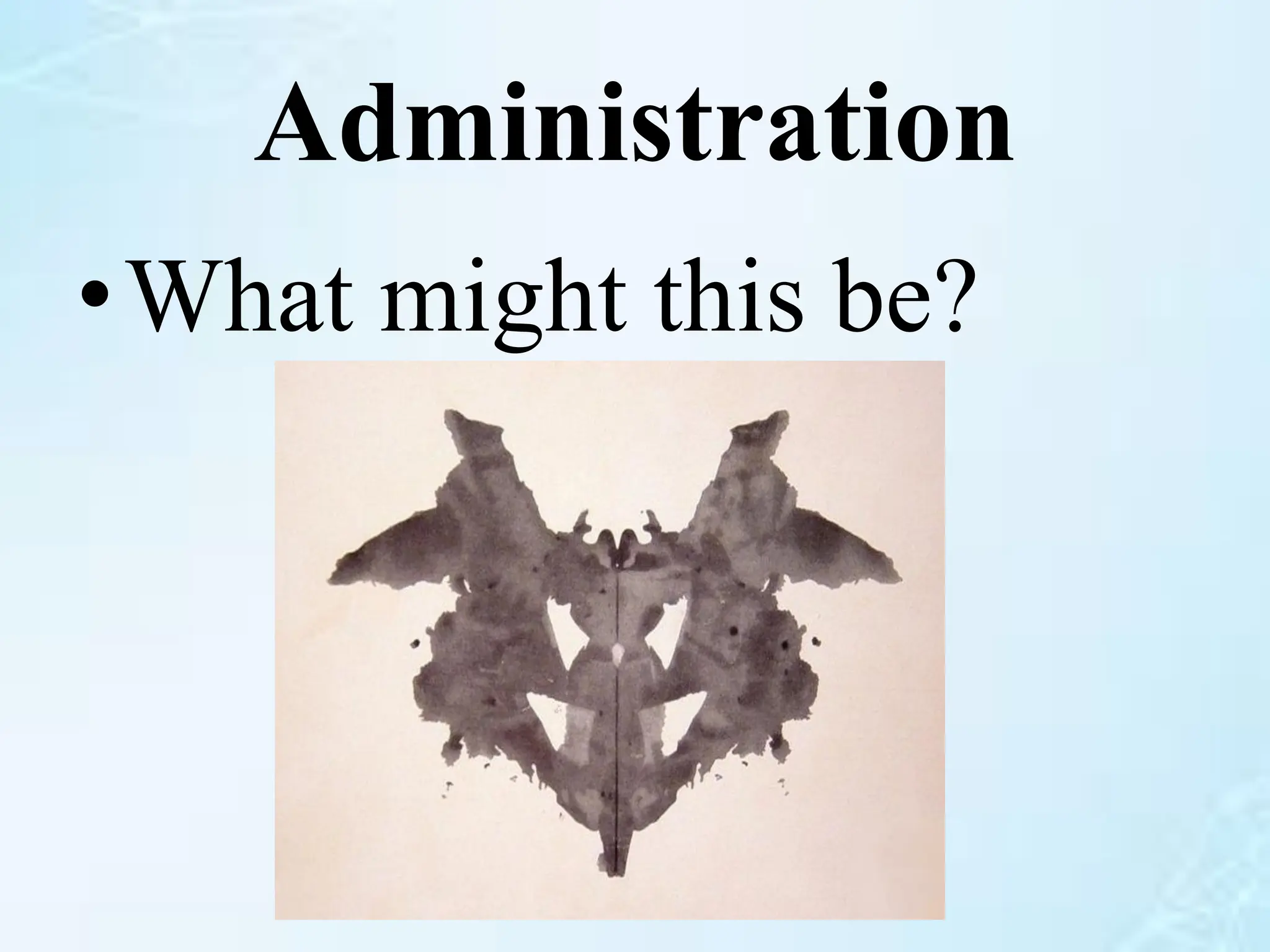 Projective Personality Test Powerpoint Pdf