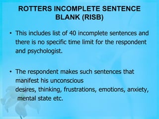 Projective techniques | PPTX