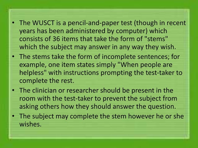 SENTENCE COMPLETION TESTS AND DRAWING TESTS | PPTX | Drawing and ...