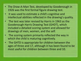 SENTENCE COMPLETION TESTS AND DRAWING TESTS | PPTX