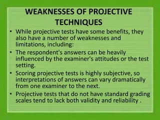 SENTENCE COMPLETION TESTS AND DRAWING TESTS | PPTX