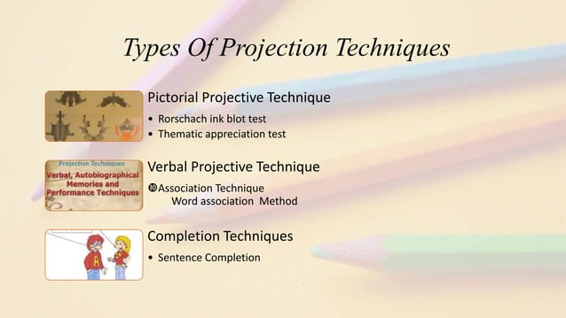 Projective techniques | PPTX