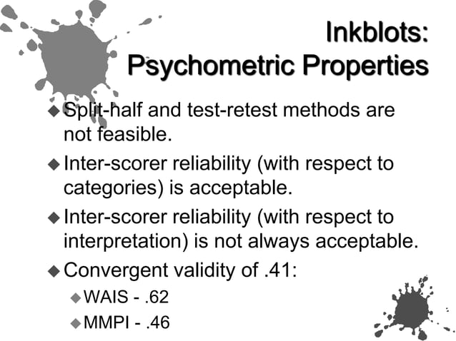 projective test in Psychology | PPTX