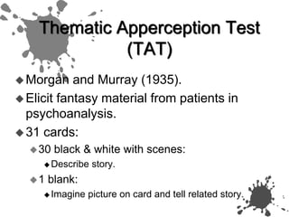 projective test in Psychology | PPTX