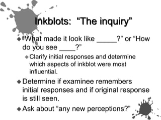 projective test in Psychology | PPTX