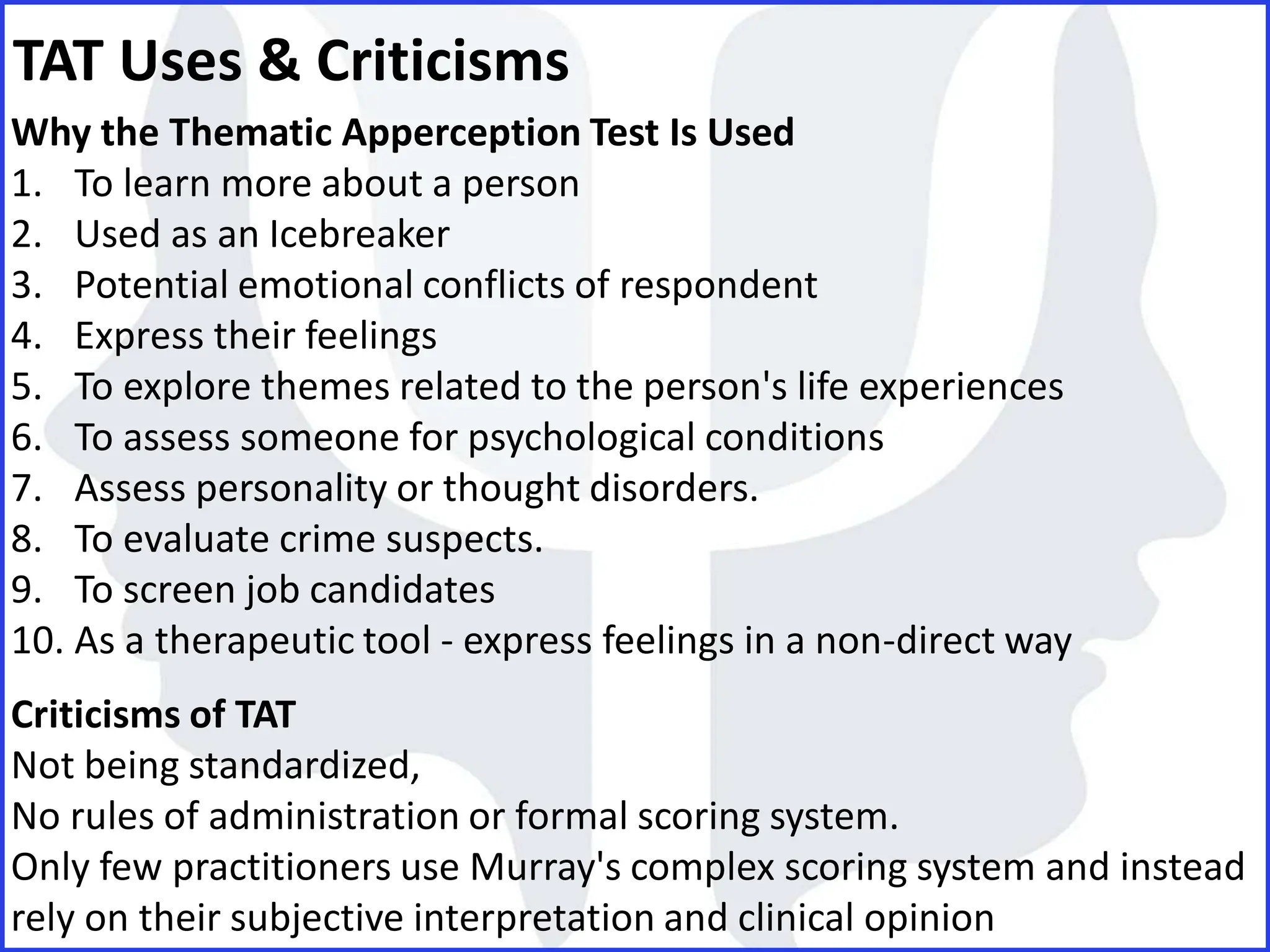 Projective Tests | PDF