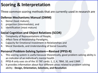 Projective Tests | PDF