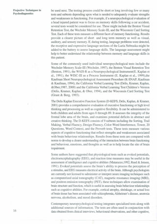 Introduction to projective techniques and tests | PDF