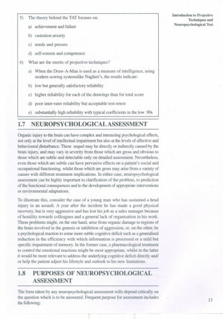 Introduction to projective techniques and tests | PDF
