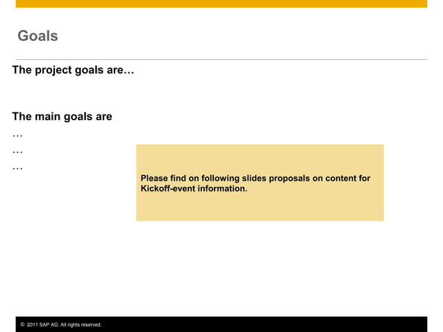 Project kick off | PPT | Computing | Technology & Computing
