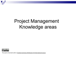 Project knowledge areas | PPT