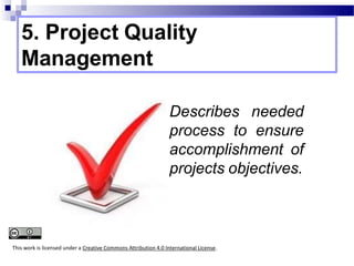 Project knowledge areas | PPTX