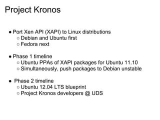 Project kronos open_stack_design_summit | PPT