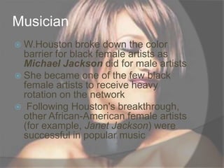 Whitney Houston presentation | PPTX