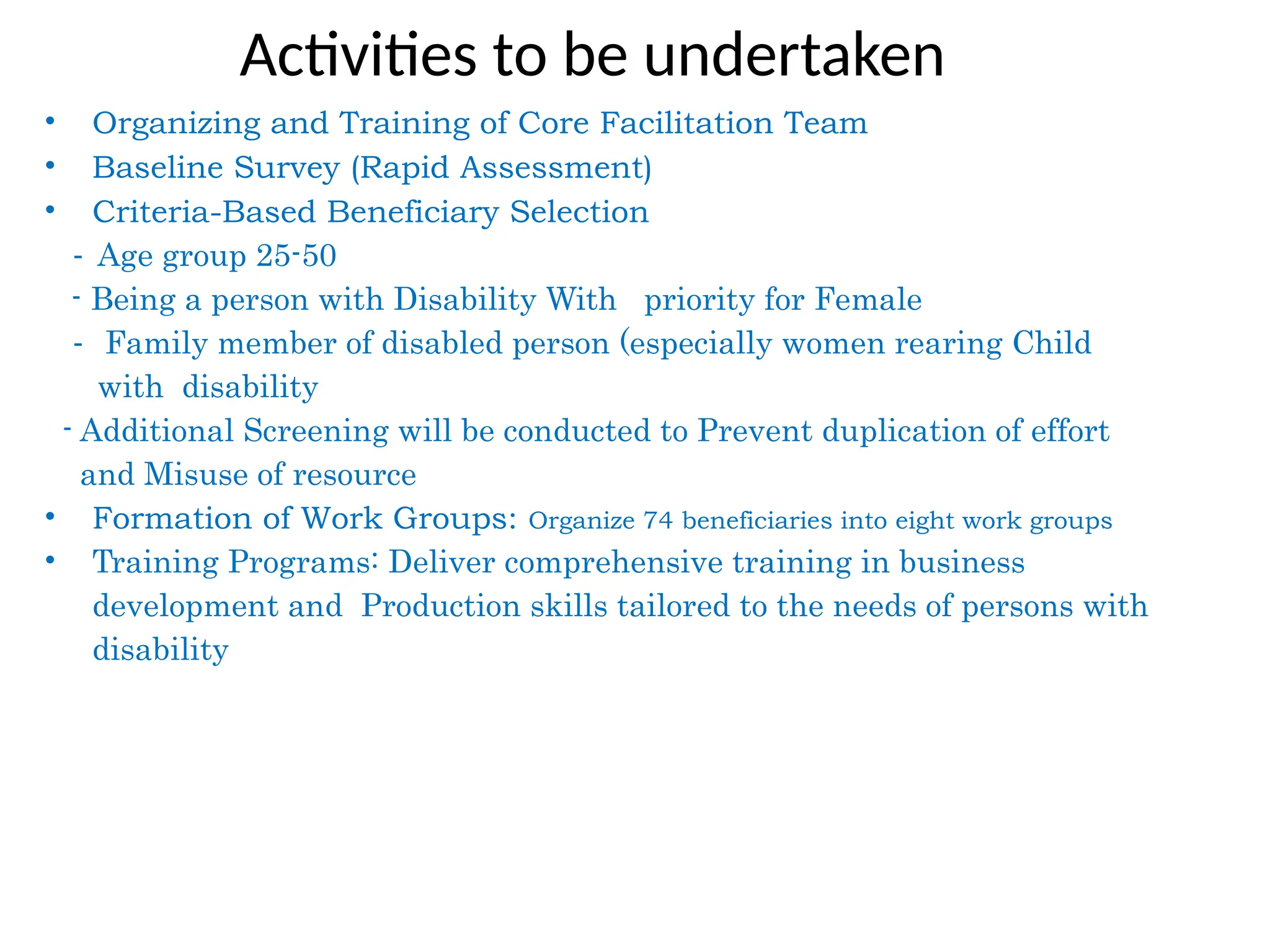 The new Project Launching was conducted on March 19,2025. | PPTX