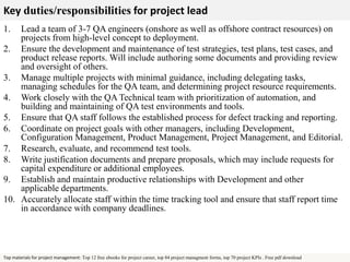 Project lead | PPTX